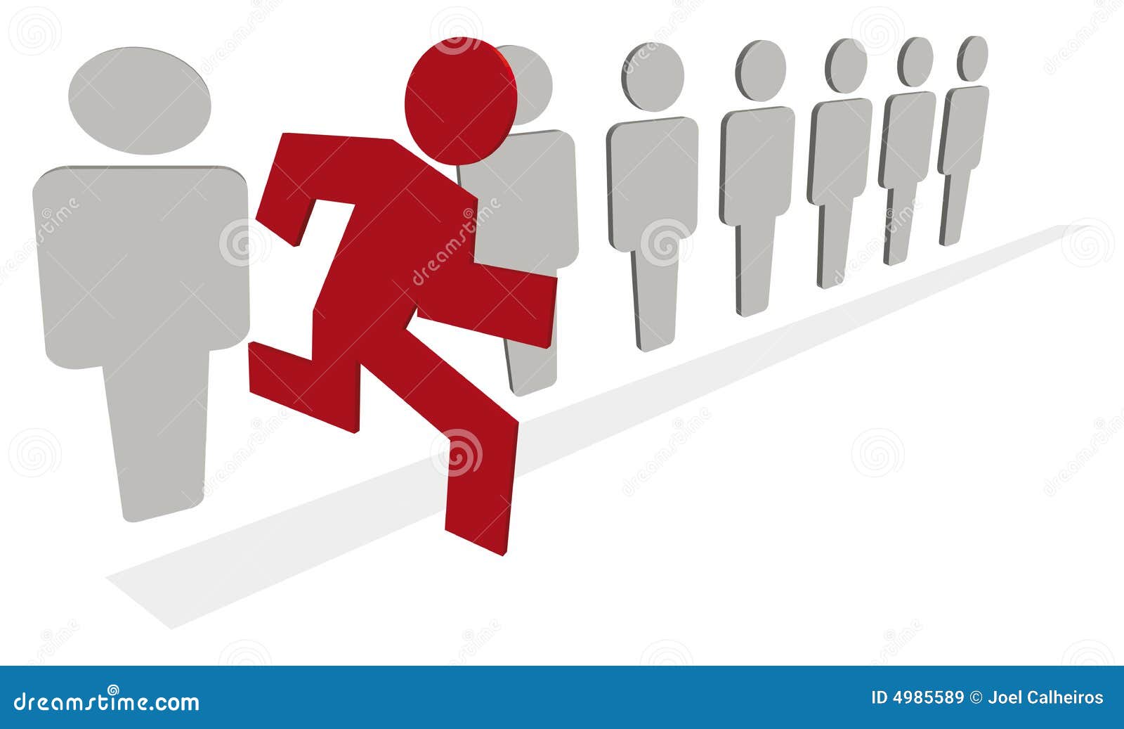 First stock vector. Illustration of little, leader, green - 4985589