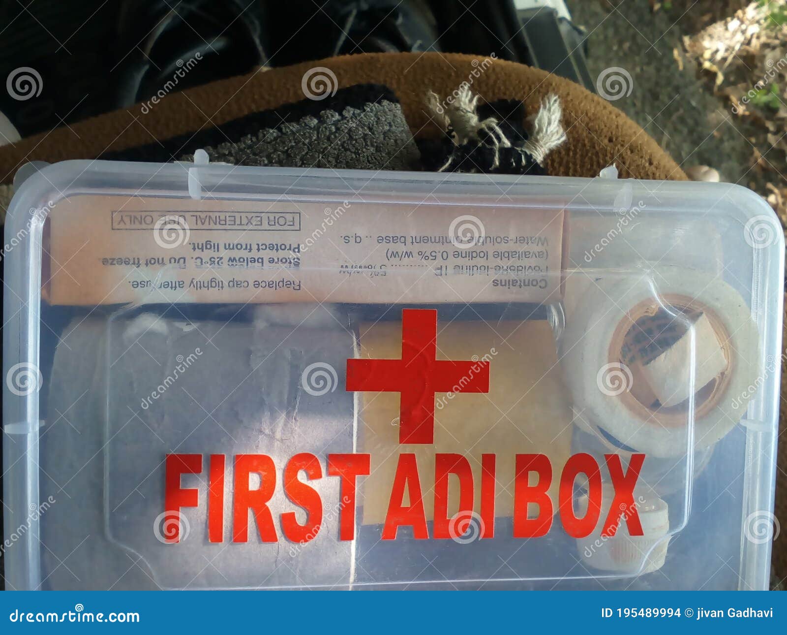 First ADI box editorial stock image. Image of primary - 195489994