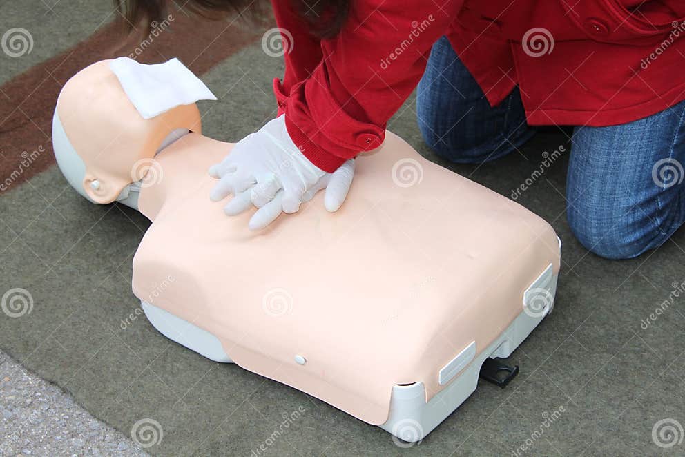 First aid stock photo. Image of training, massage, emergency - 16481538