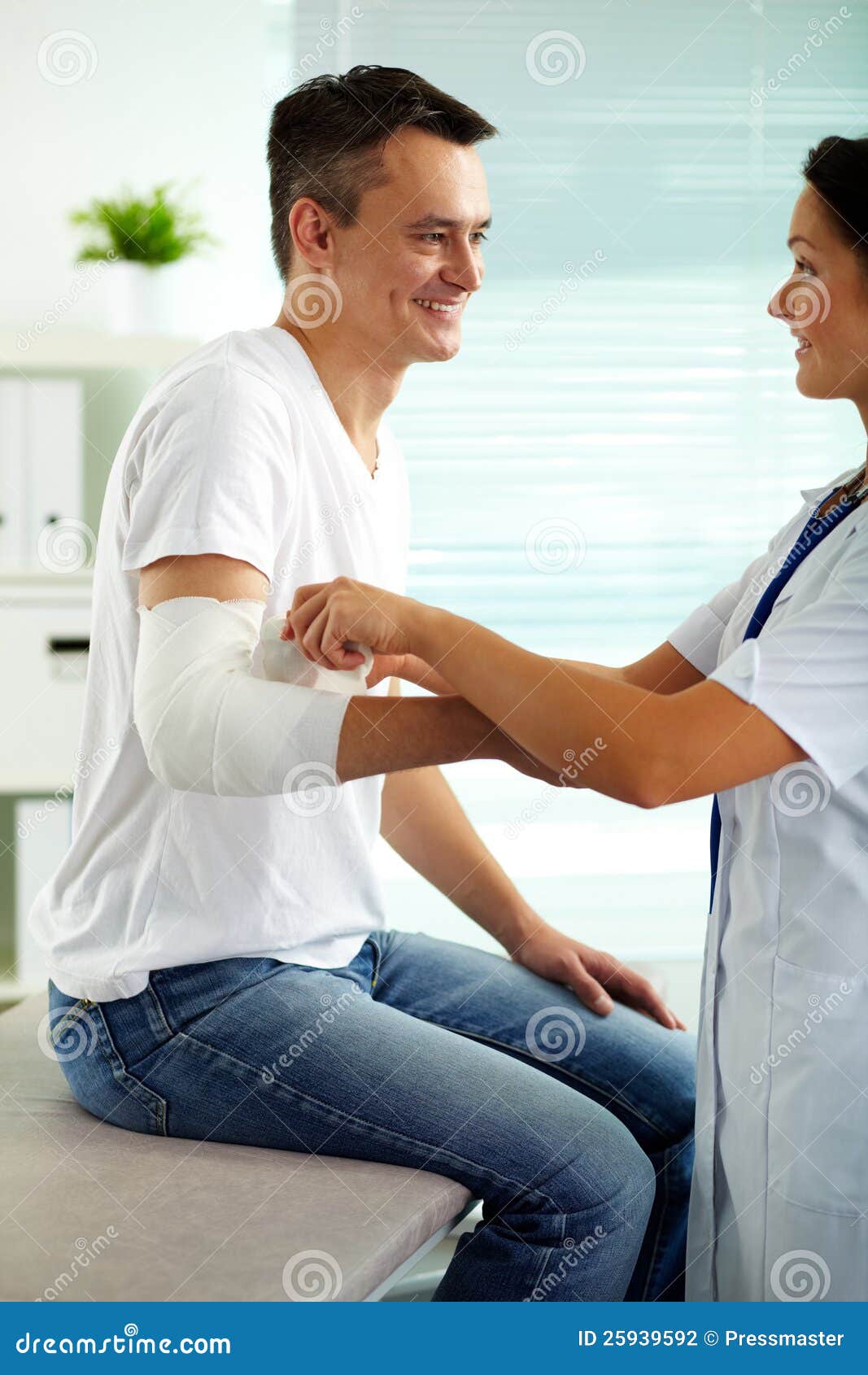 First aid stock photo. Image of cure, coat, careful, pretty - 25939592