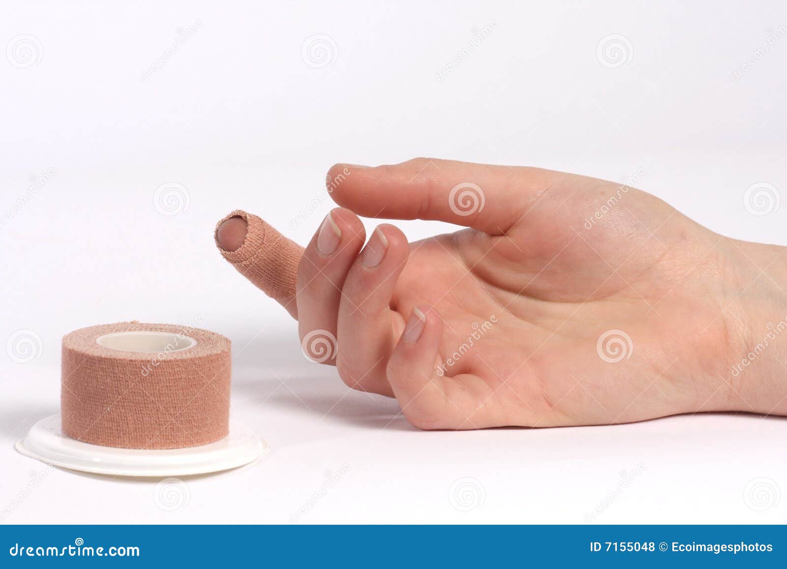 First Aid stock photo. Image of roll, care, finger, heal - 7155048
