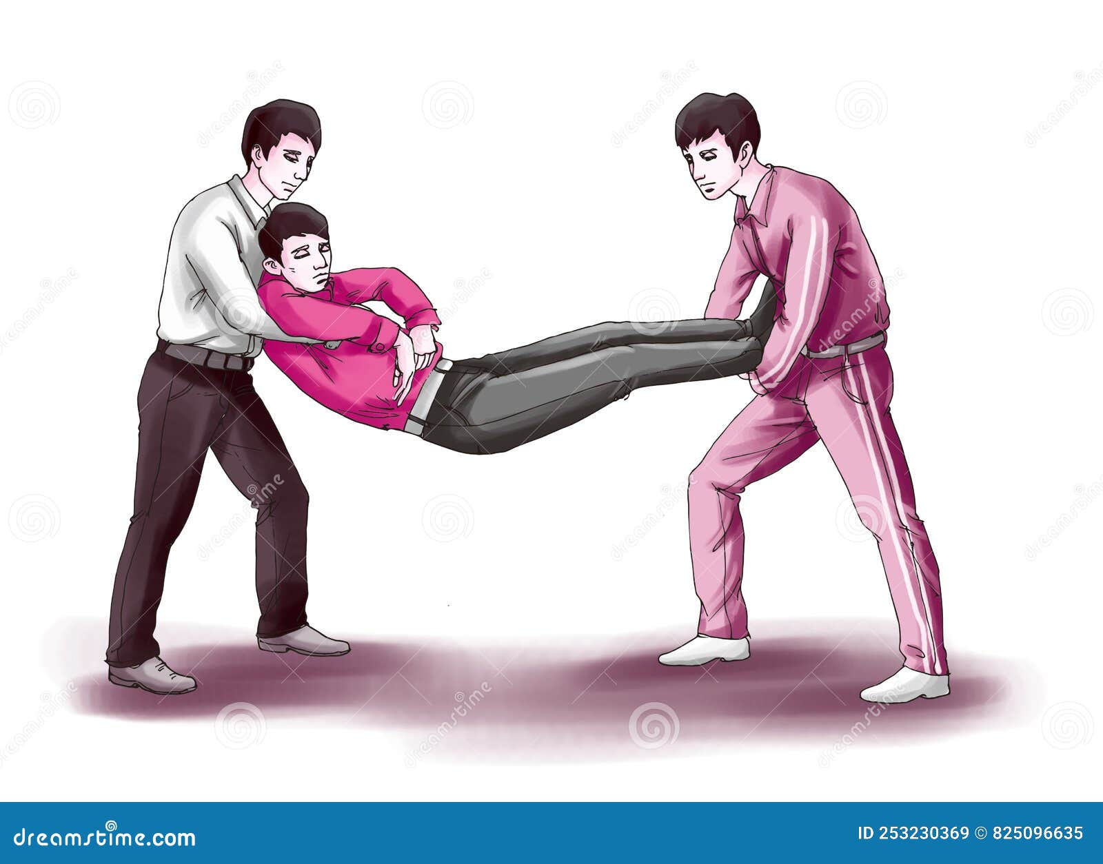 First Aid and Avoidance Measures, Falling from a Height, Two Men are ...