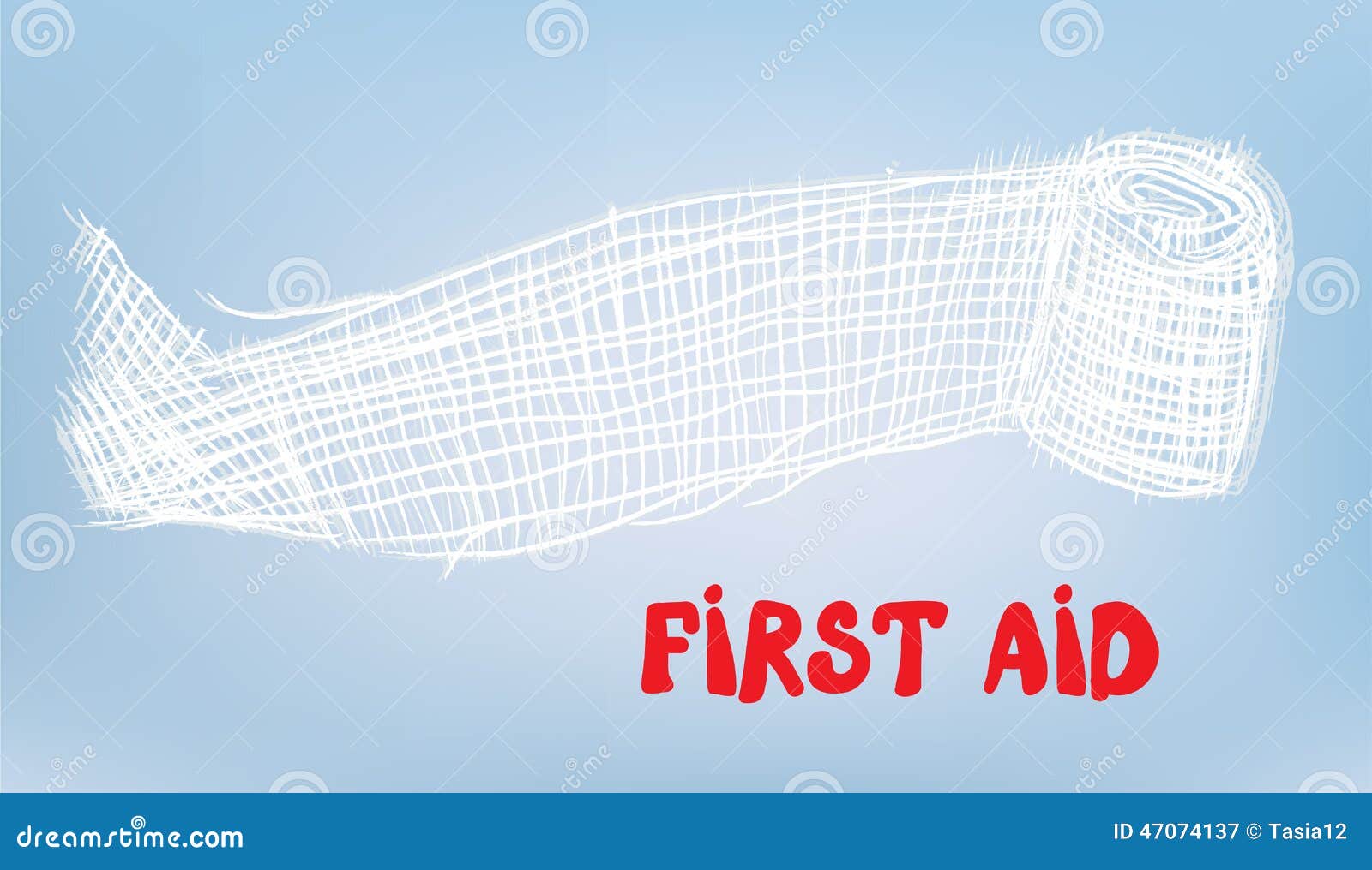 First Aid Background with Bandage Stock Vector - Illustration of hurt ...
