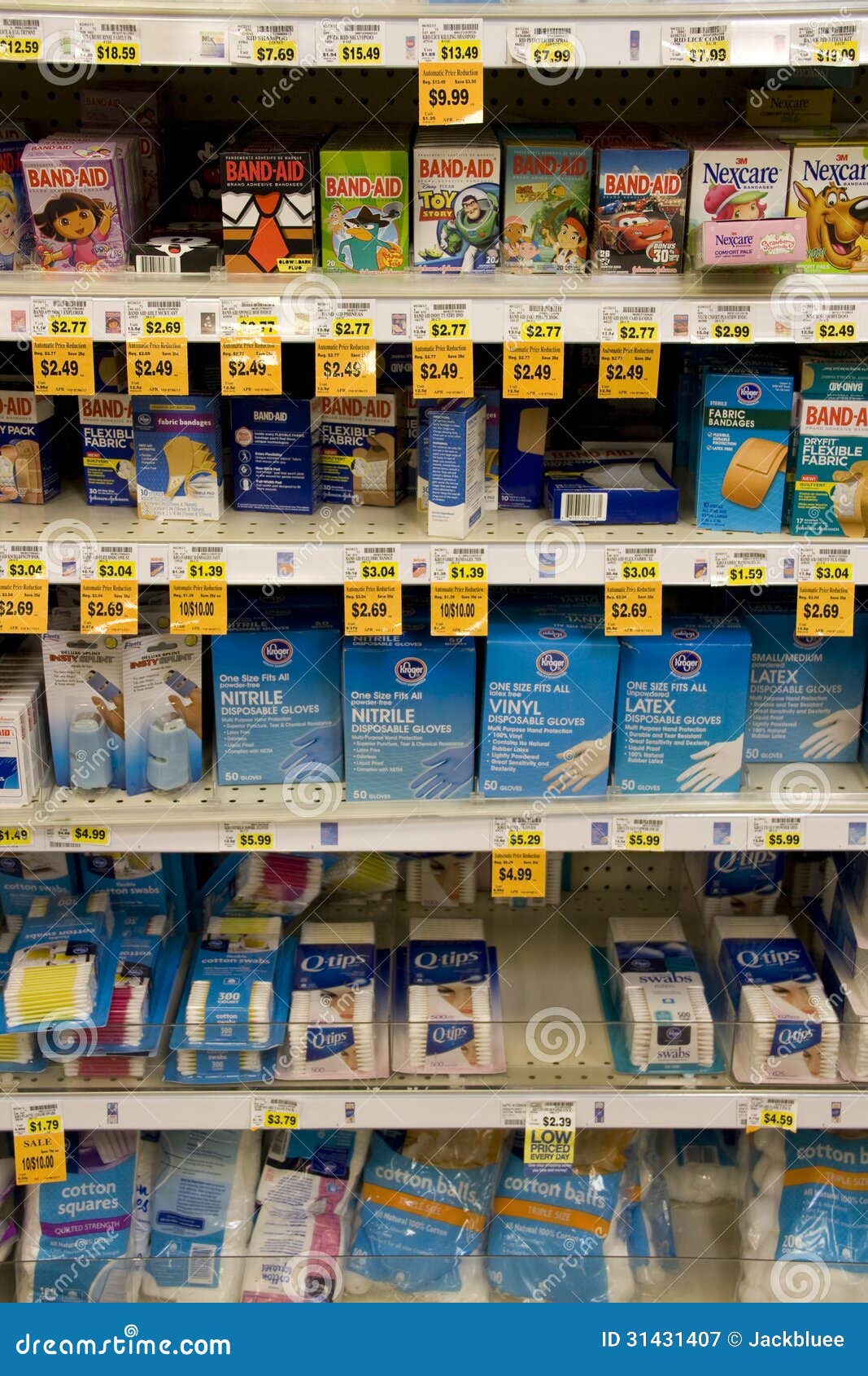 First Aid Band-aid Glove Store Editorial Photography - Image of ...