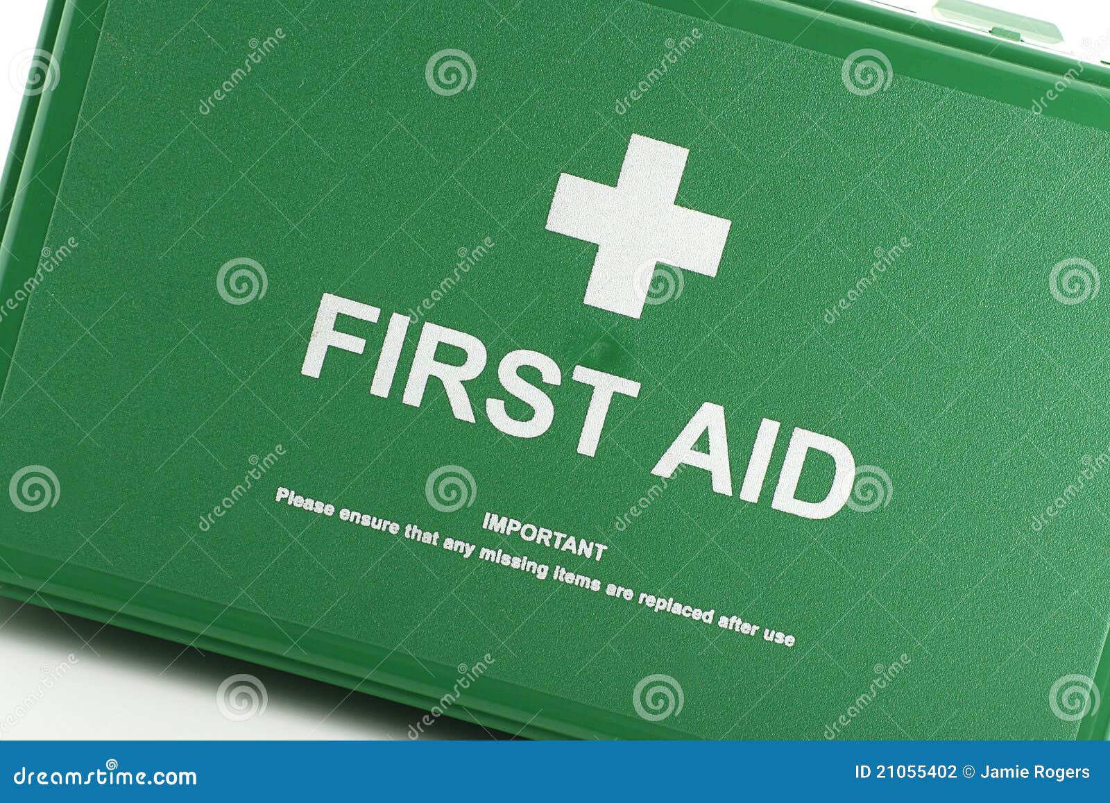 First aid box stock photo. Image of injury, nurse, emergency - 21055402