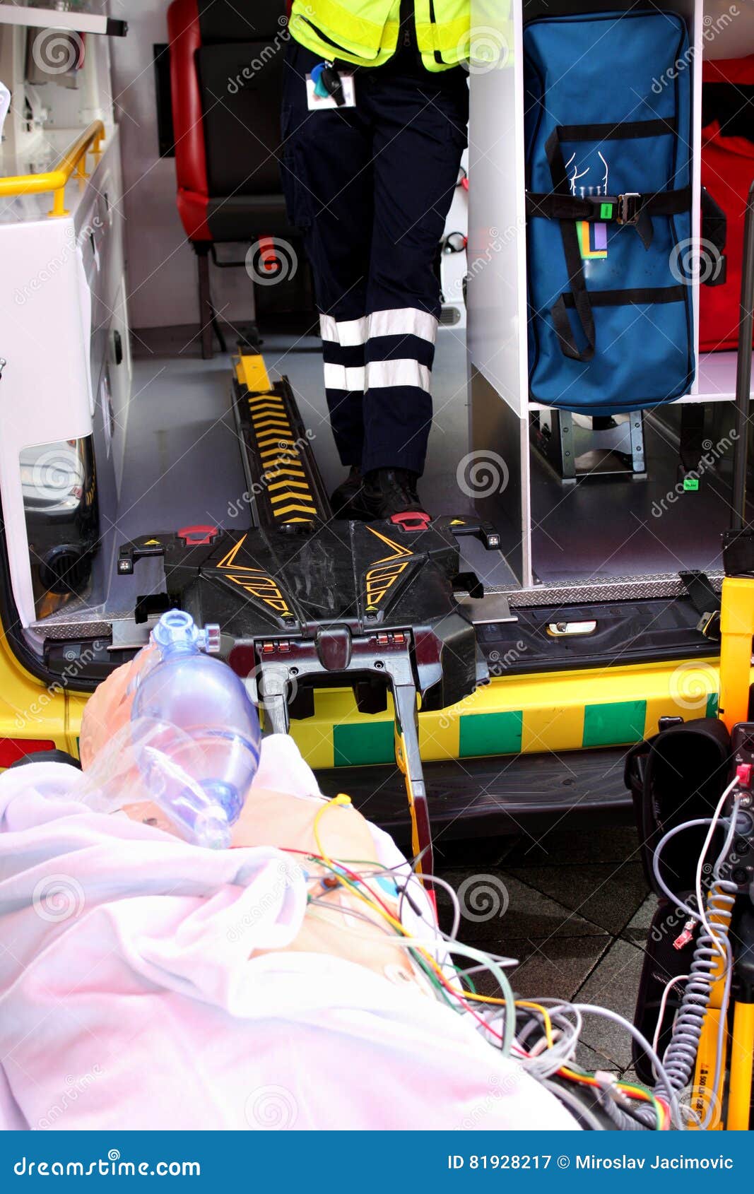 First Aid Cardiopulmonary Resuscitation Course Using Automated E Stock ...