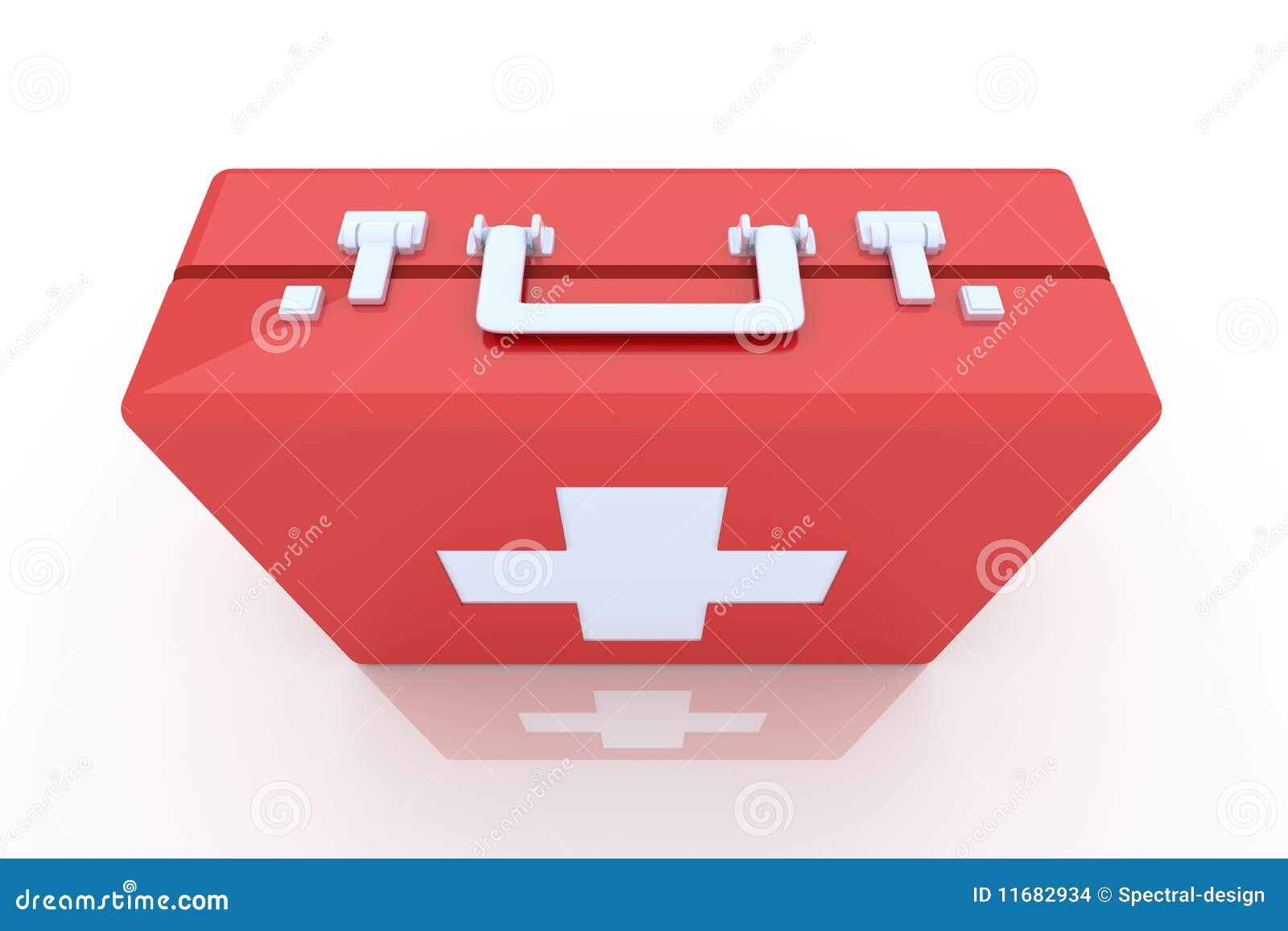First aid case stock illustration. Illustration of protection - 11682934