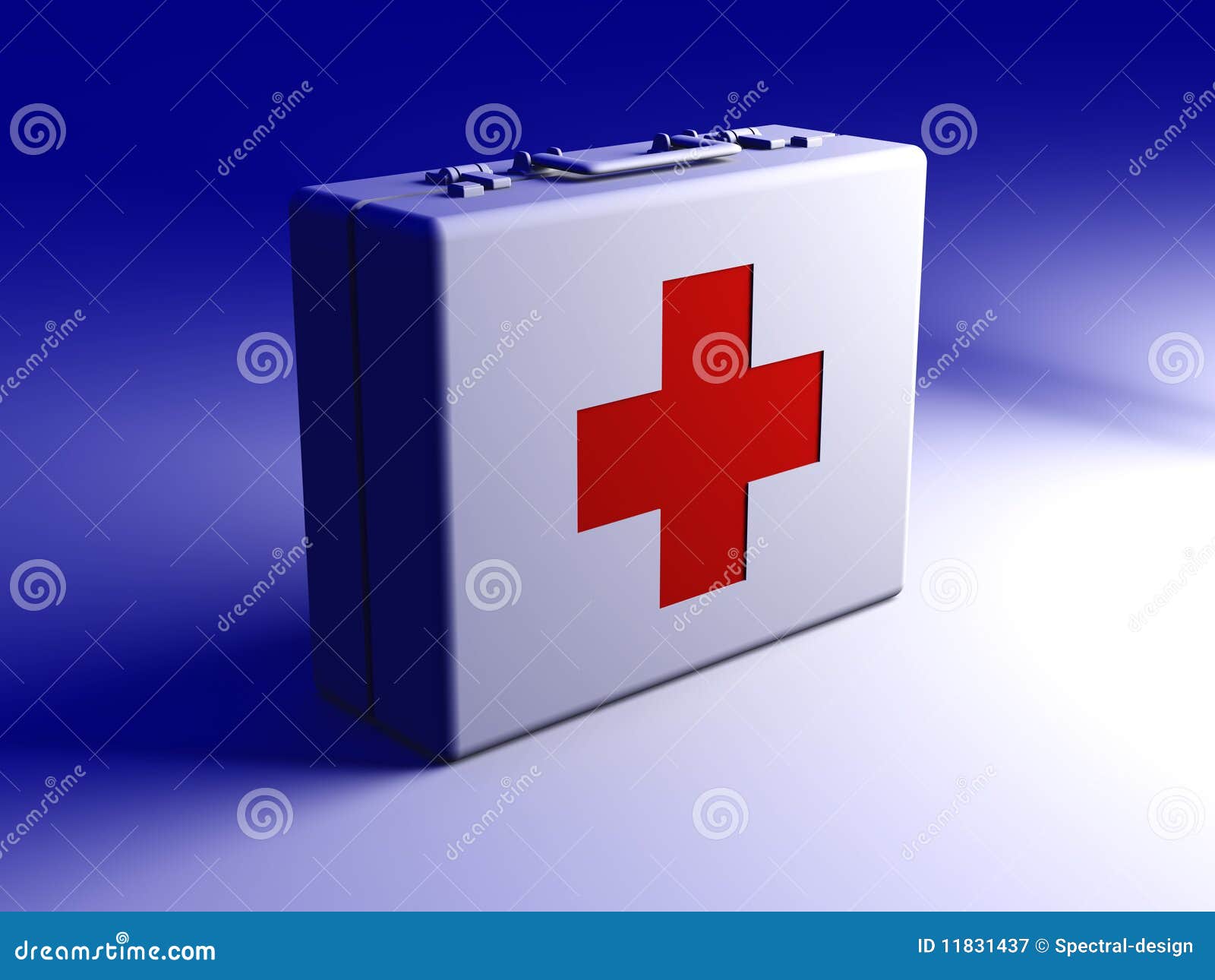 First Aid Case stock illustration. Illustration of handle - 11831437