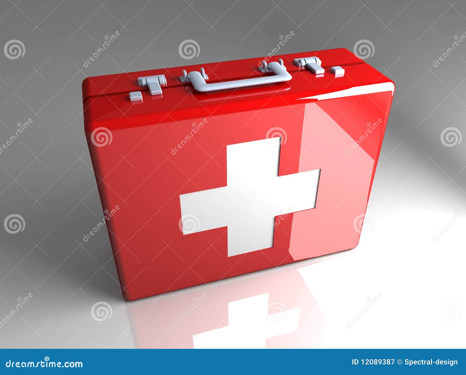 First aid case stock illustration. Illustration of digital - 12089387