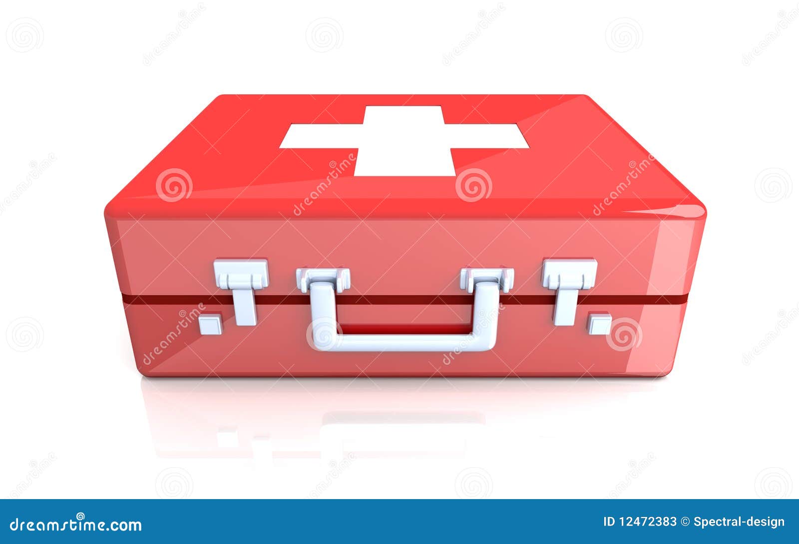 First aid case stock illustration. Illustration of case - 12472383