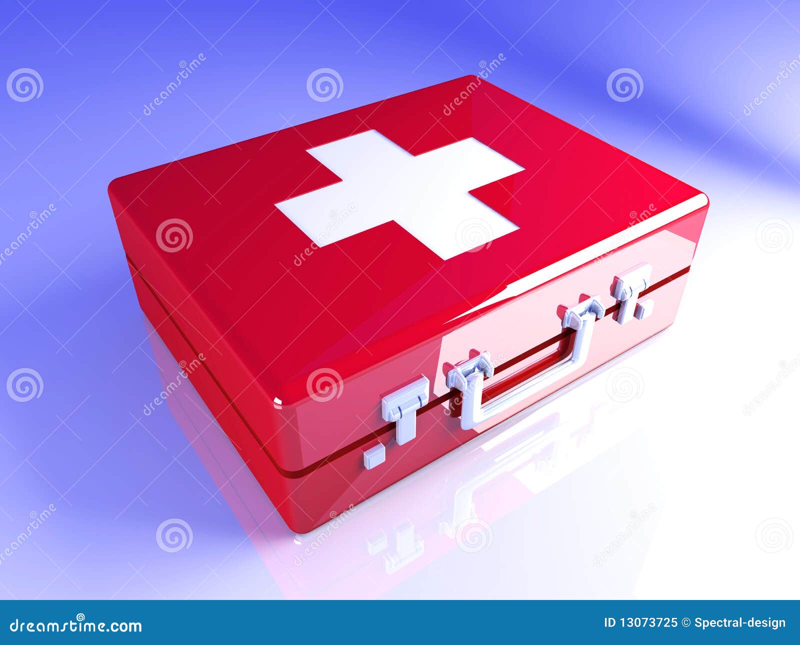 First aid case stock illustration. Illustration of treatment - 13073725