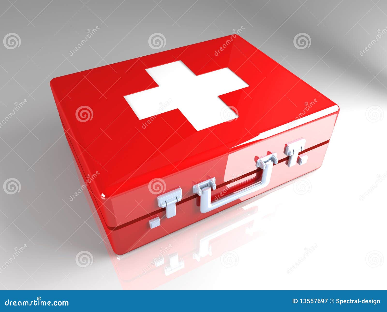 First aid case stock illustration. Illustration of case - 13557697