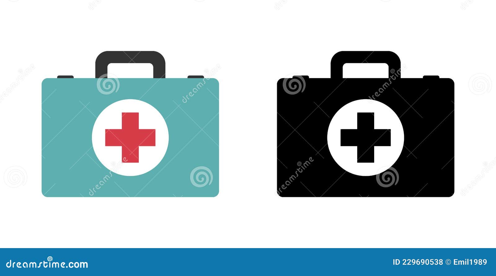 First Aid Case Icon Simple Design Editorial Stock Photo - Illustration ...