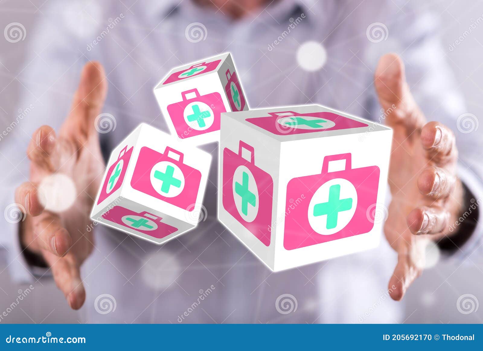 Concept of first aid stock photo. Image of help, hand - 205692170