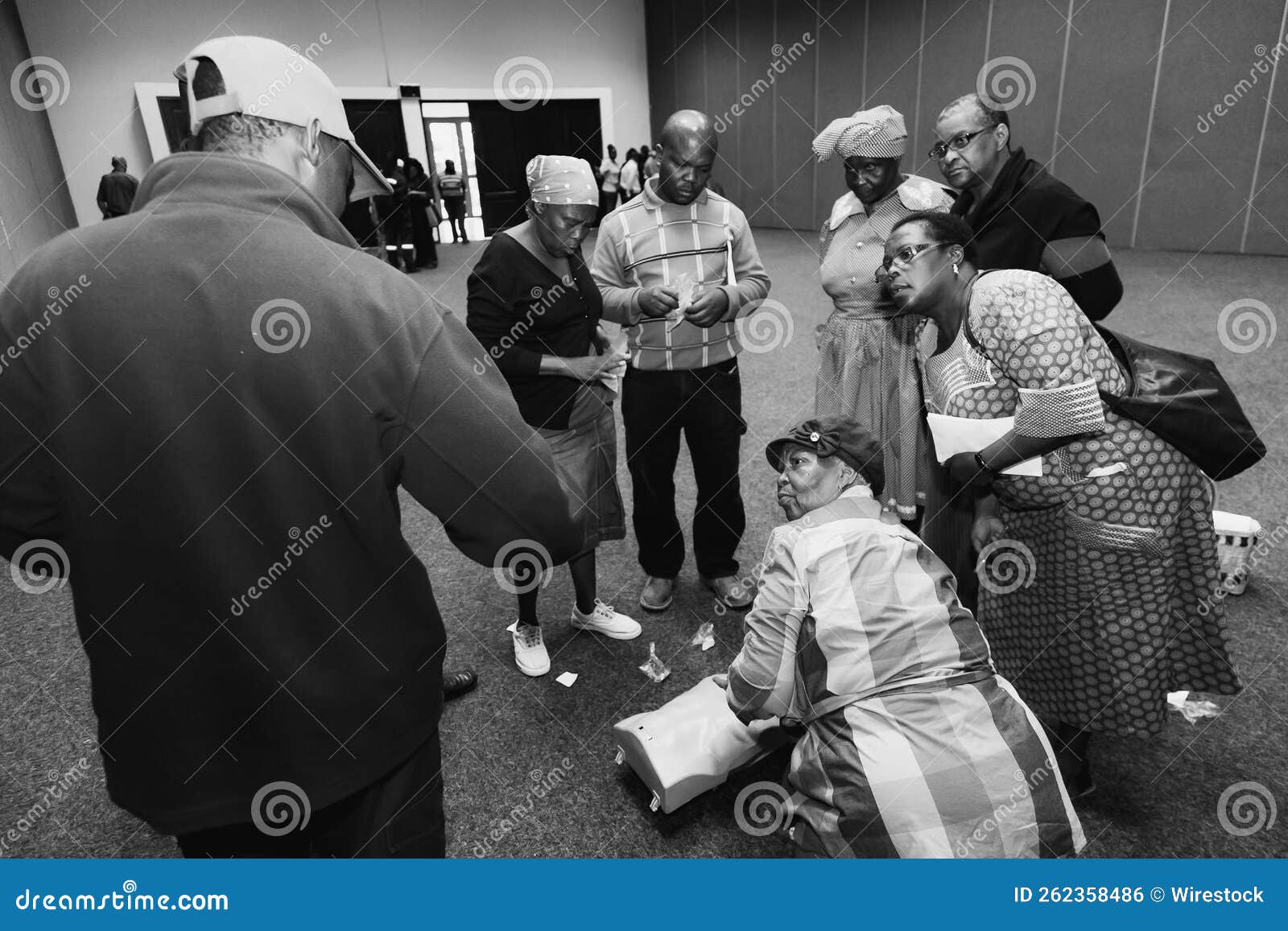 First Aid CPR Training with Plastic Dummy Editorial Photo - Image of ...
