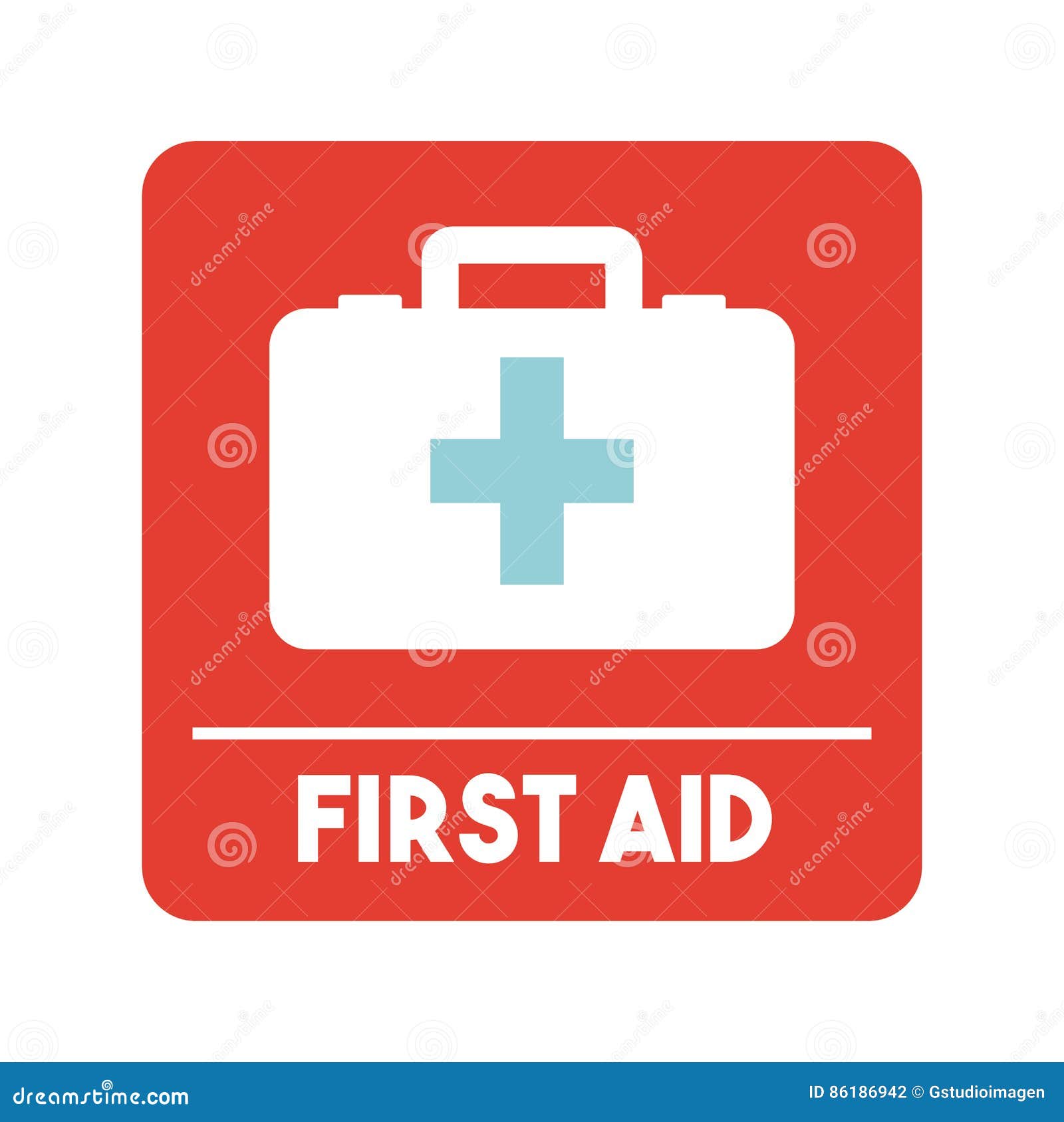 First aid design stock vector. Illustration of isolated - 86186942