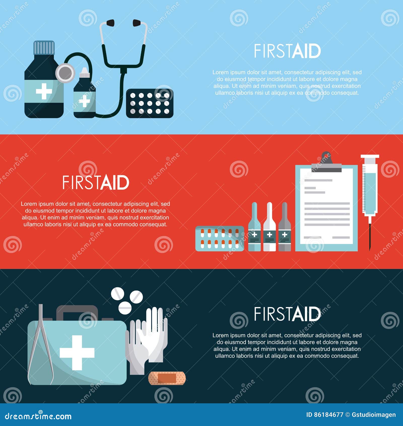 First aid design stock vector. Illustration of sthetoscope - 86184677