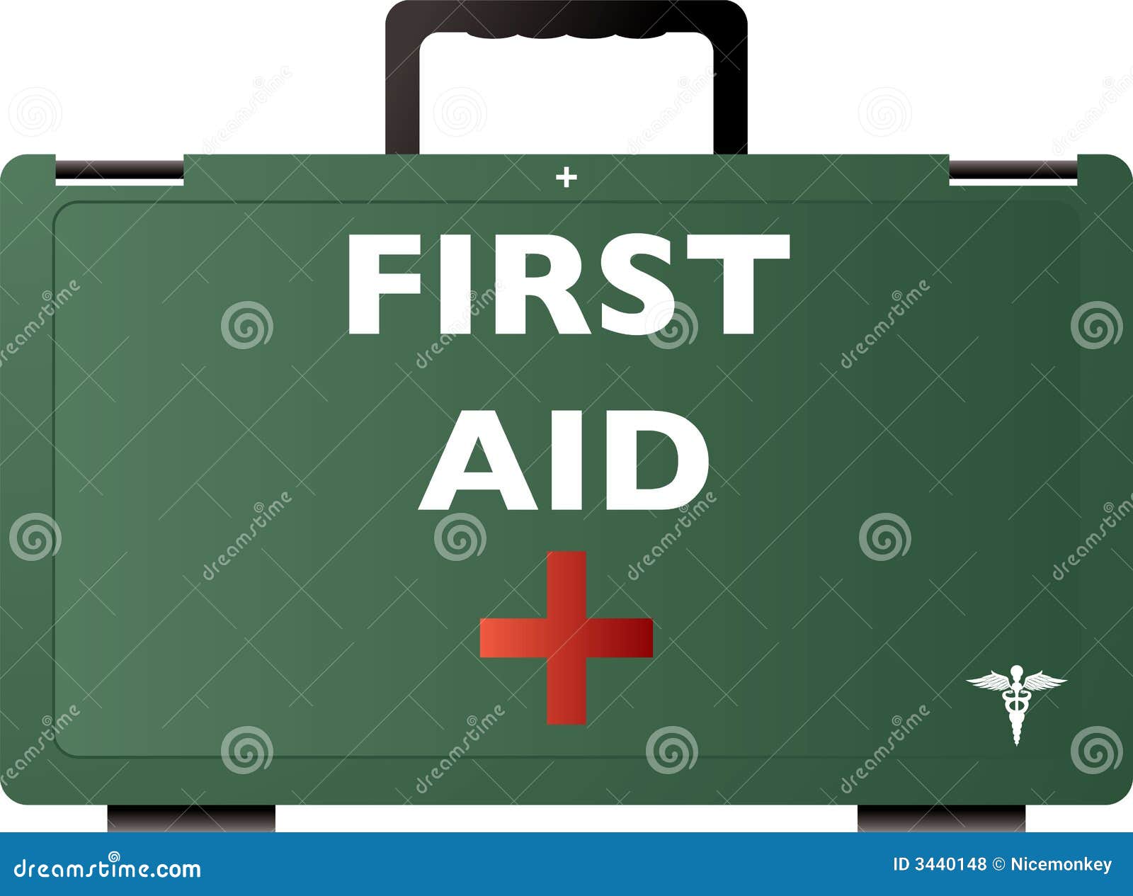 First aid green stock illustration. Illustration of healing - 3440148