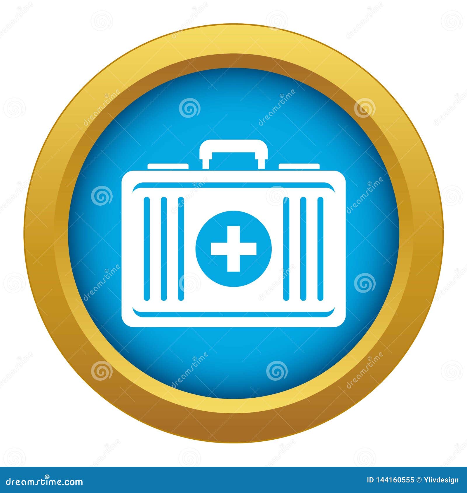 First Aid Icon Blue Vector Isolated Stock Vector - Illustration of ...