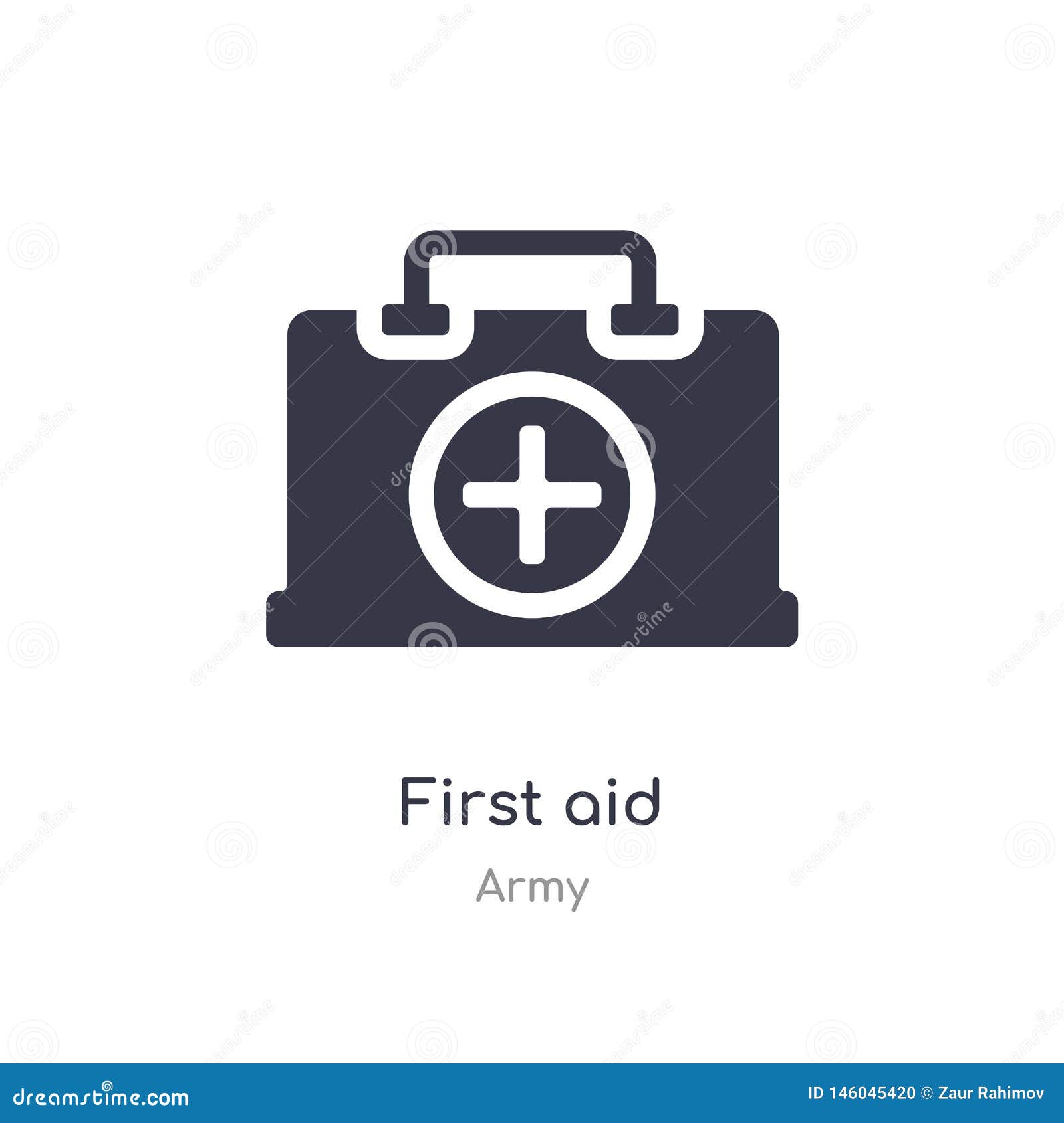 First Aid Icon. Isolated First Aid Icon Vector Illustration from Army ...