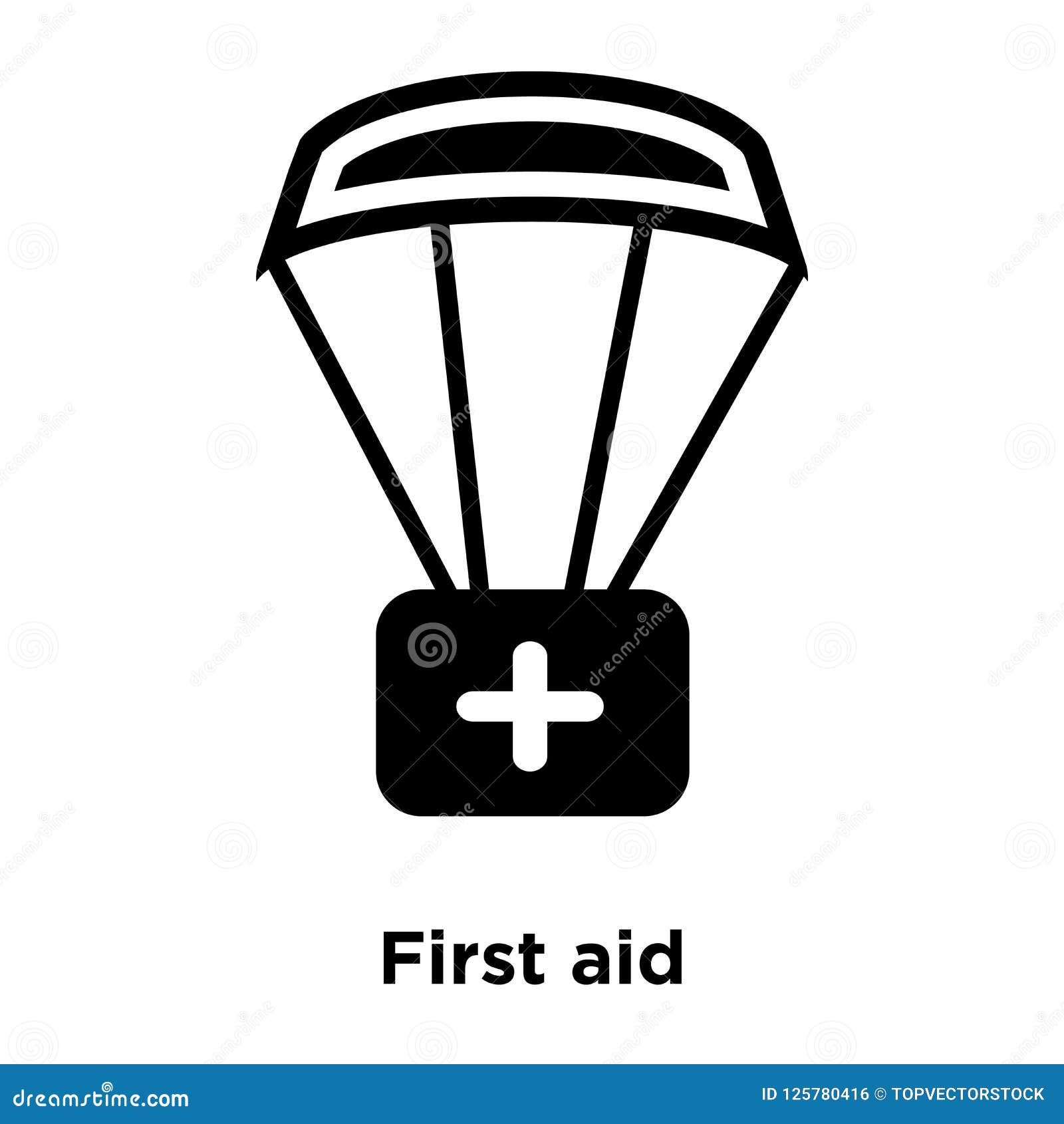 First Aid Icon Vector Isolated on White Background, Logo Concept Stock ...