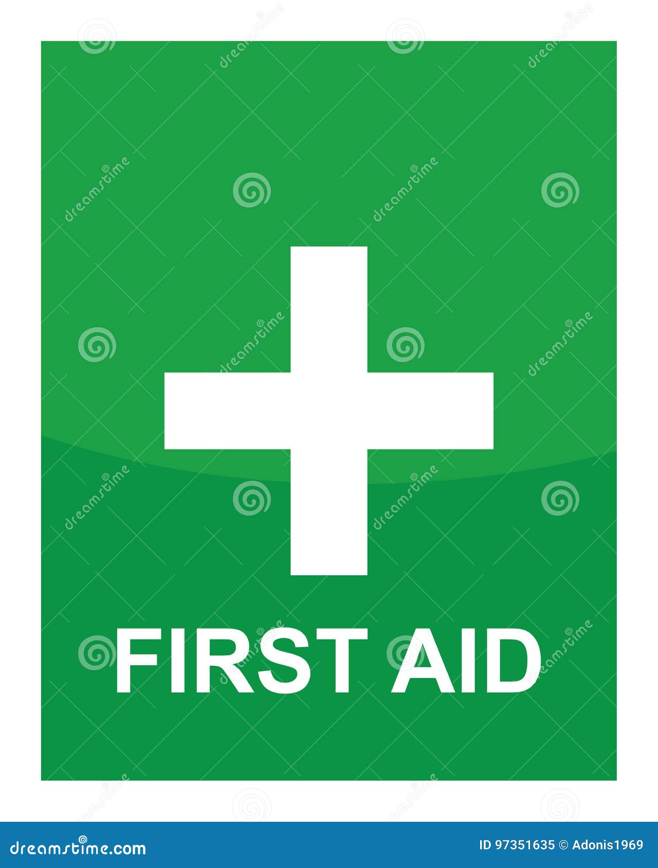 First aid stock vector. Illustration of health, medical - 97351635