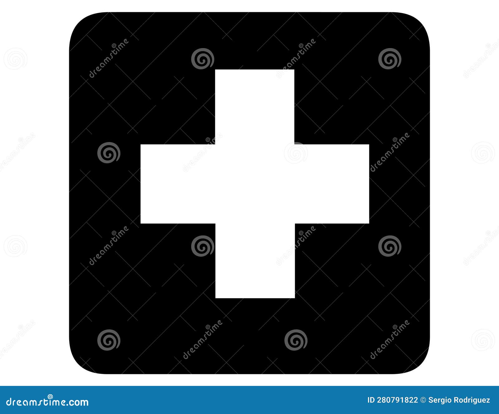 First Aid Inverted Symbol Version for Public Access System. Stock ...