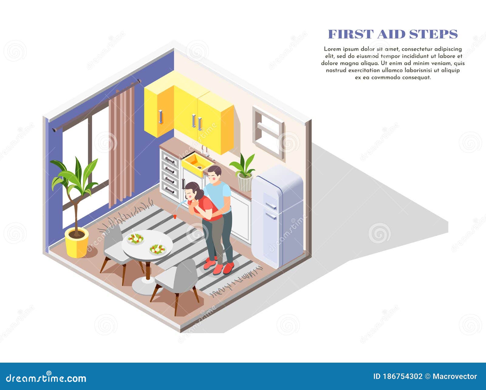 First Aid Isometric Composition Stock Vector - Illustration of guide ...