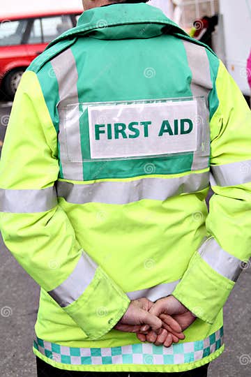 First aid jacket stock photo. Image of life, back, help - 22951616