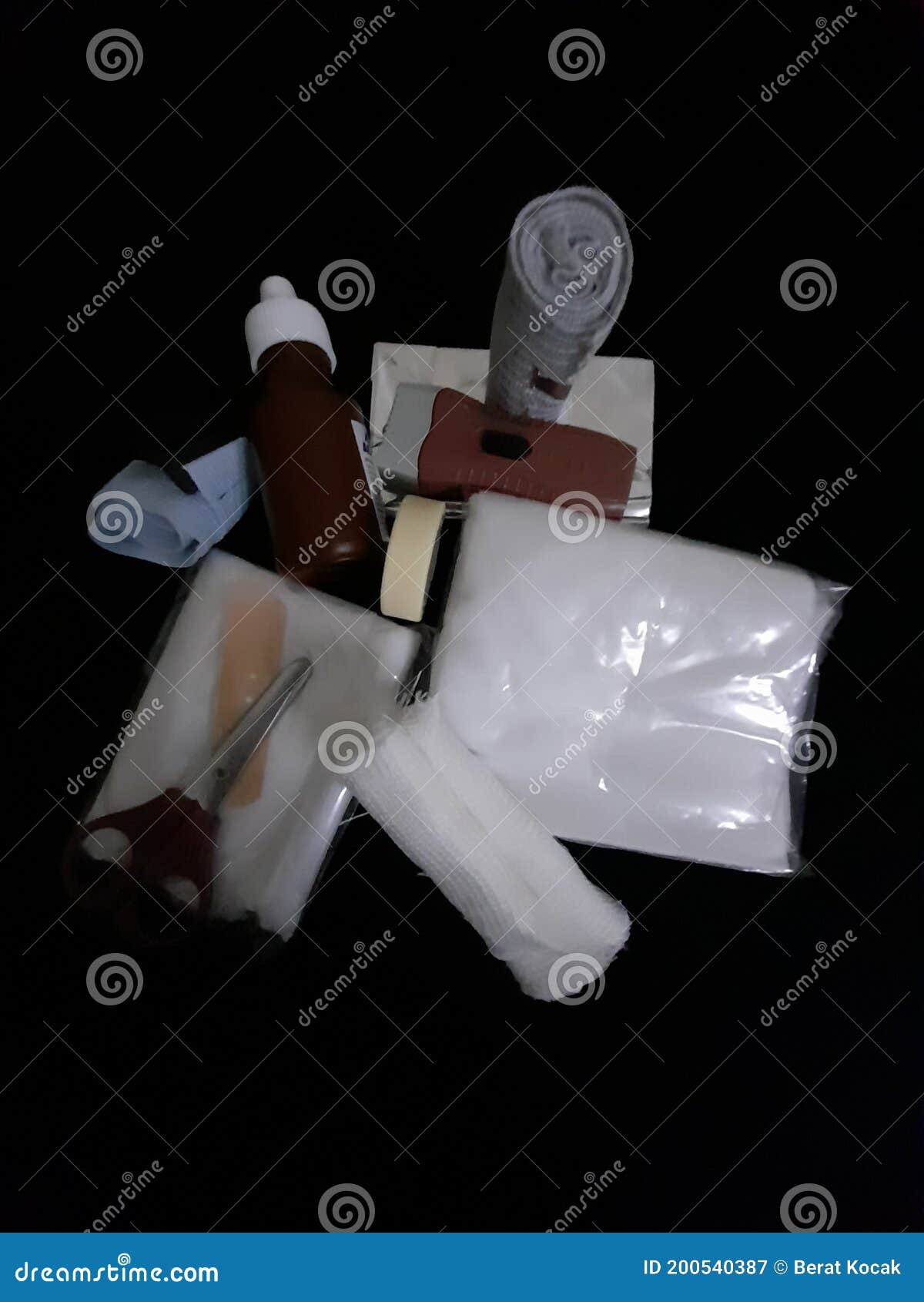 First aid kit stock image. Image of brand, brown, ceramic - 200540387