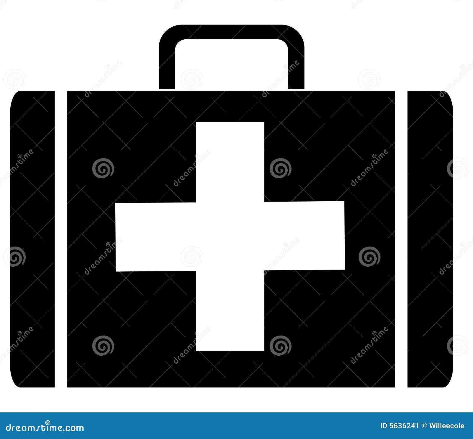 First aid kit stock vector. Illustration of secure, handheld - 5636241