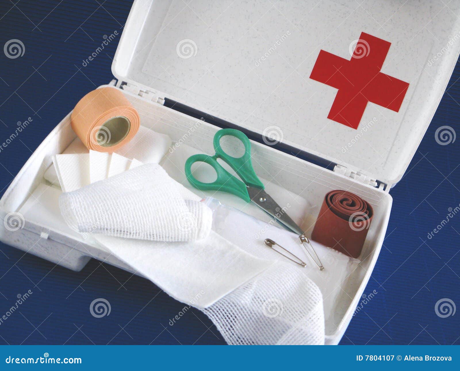 First-aid kit stock image. Image of healthcare, apply - 7804107