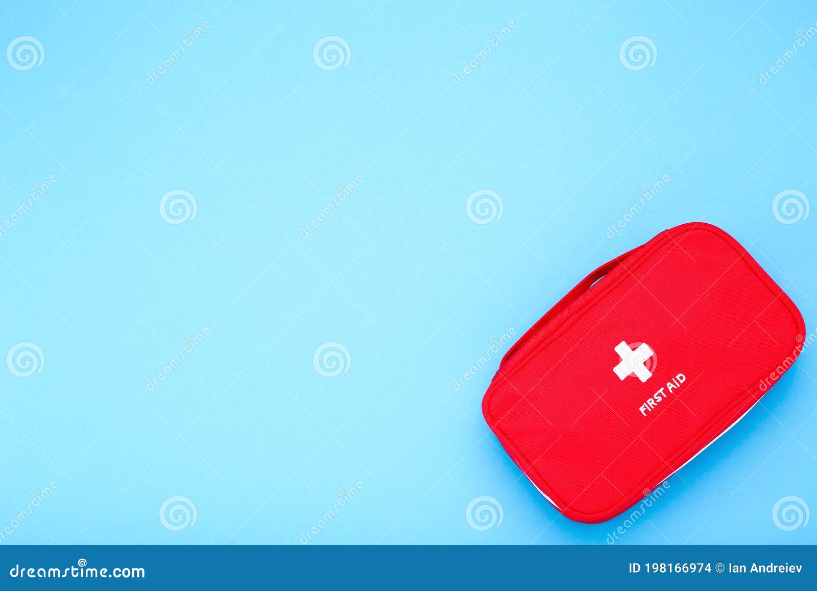 First aid kit stock photo. Image of injury, object, pain - 198166974