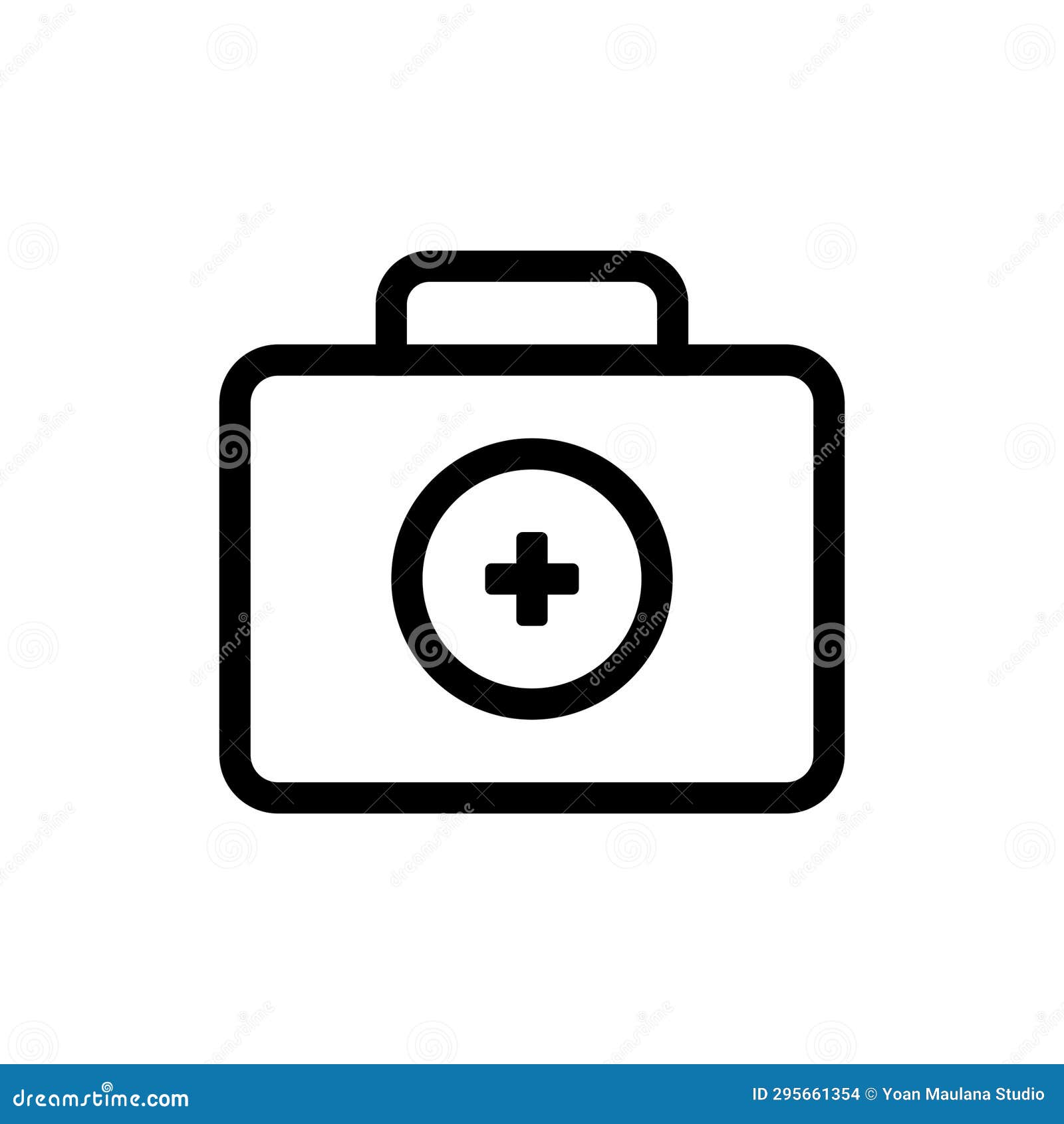 First Aid Kit Box Icon - Vector Stock Vector - Illustration of pain ...