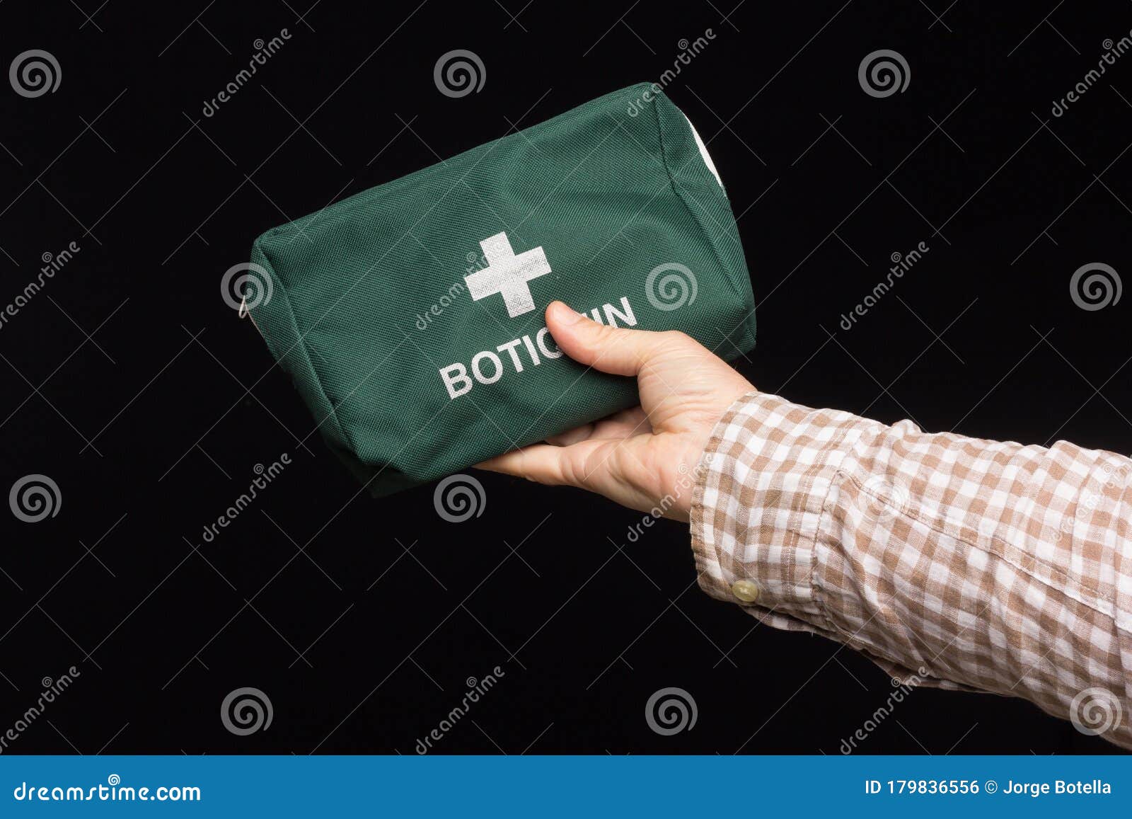 First Aid Kit, Green First Aid Kit Stock Photo - Image of diet, grief ...