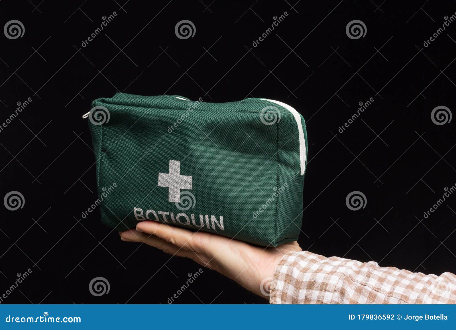 First Aid Kit, Green First Aid Kit Stock Photo - Image of hospital ...