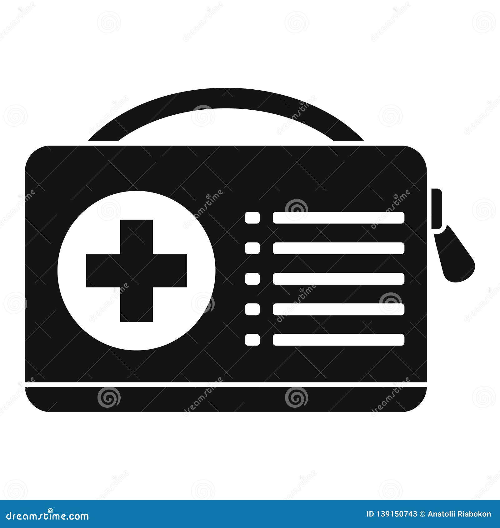 First Aid Kit Icon, Simple Style Stock Vector - Illustration of element ...