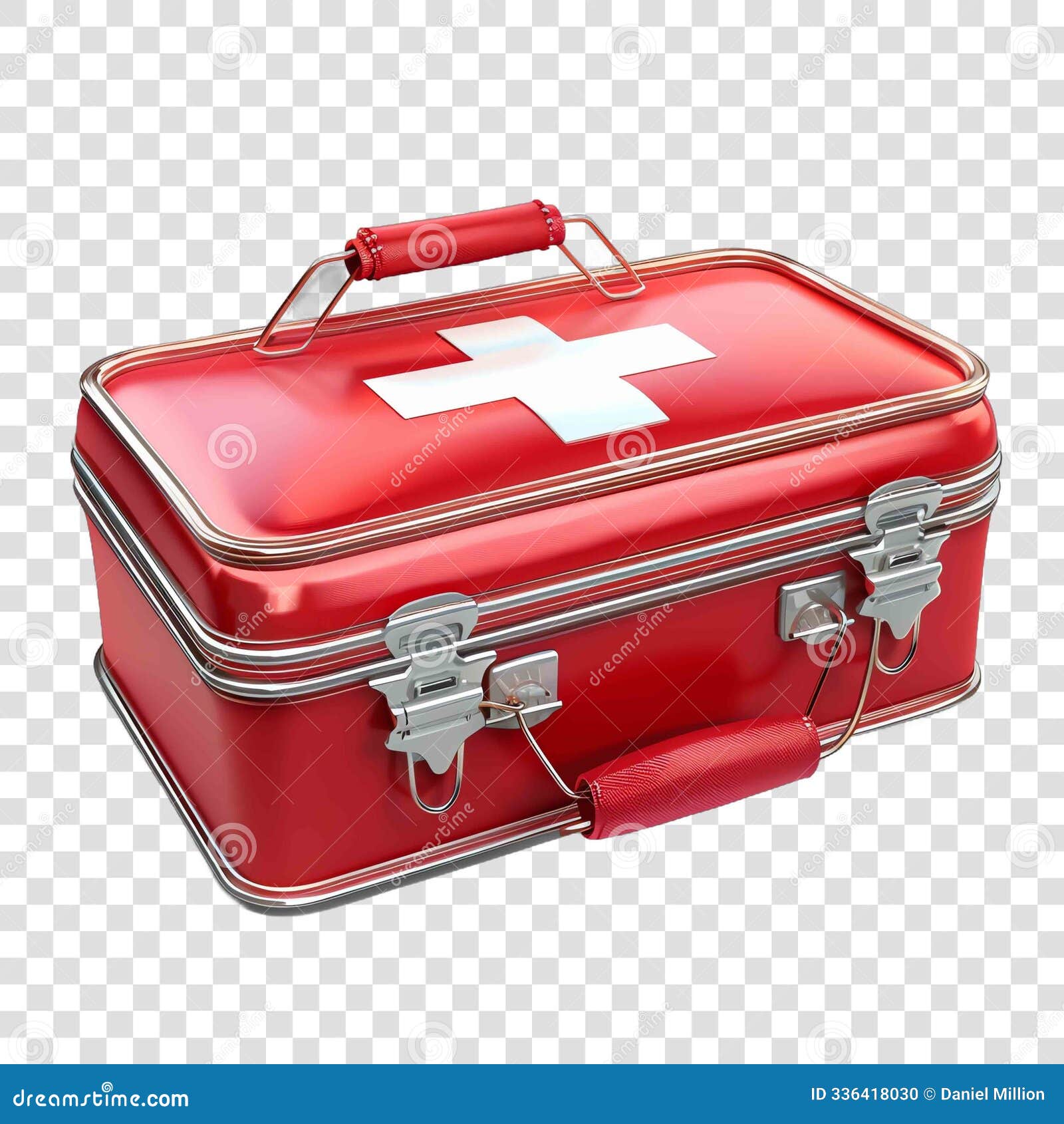 First Aid Kit Transparent Background Realistic Element Stock ...