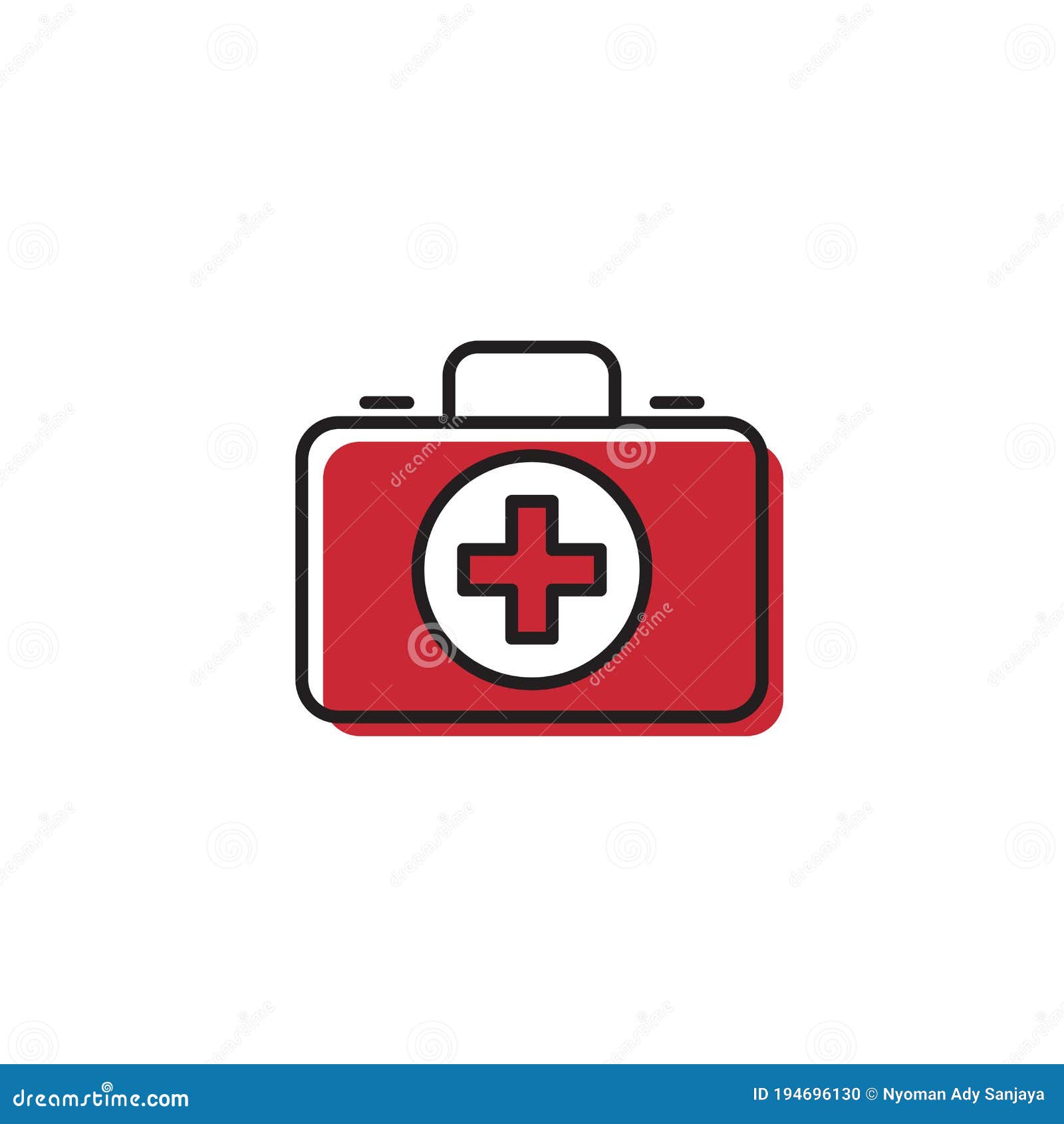 First Aid Icon In Trendy Flat Style Isolated On Grey Background ...