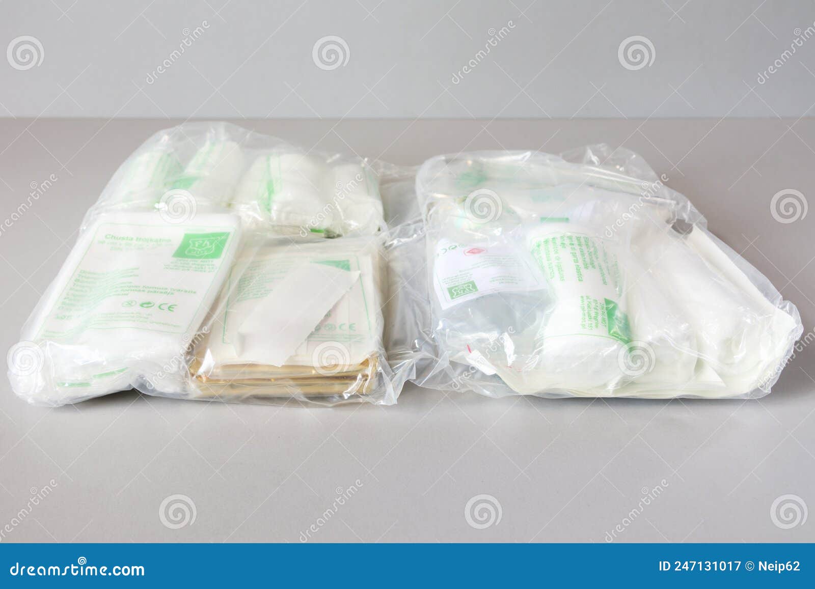 First Aid Kit on a White Table. Emergency Kit Editorial Photography ...