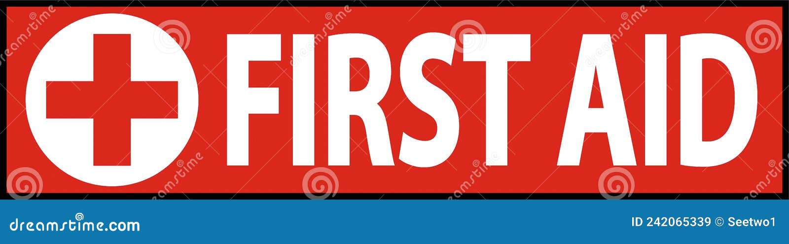First Aid Label Sign on White Background Editorial Stock Image ...