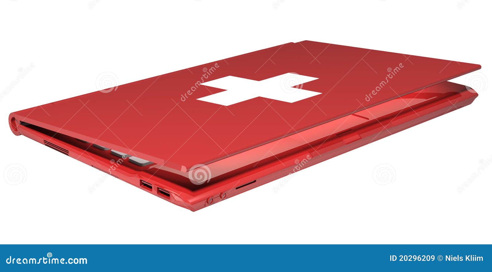 First aid laptop stock illustration. Illustration of mobility - 20296209