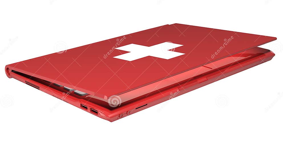 First aid laptop stock illustration. Illustration of mobility - 20296209
