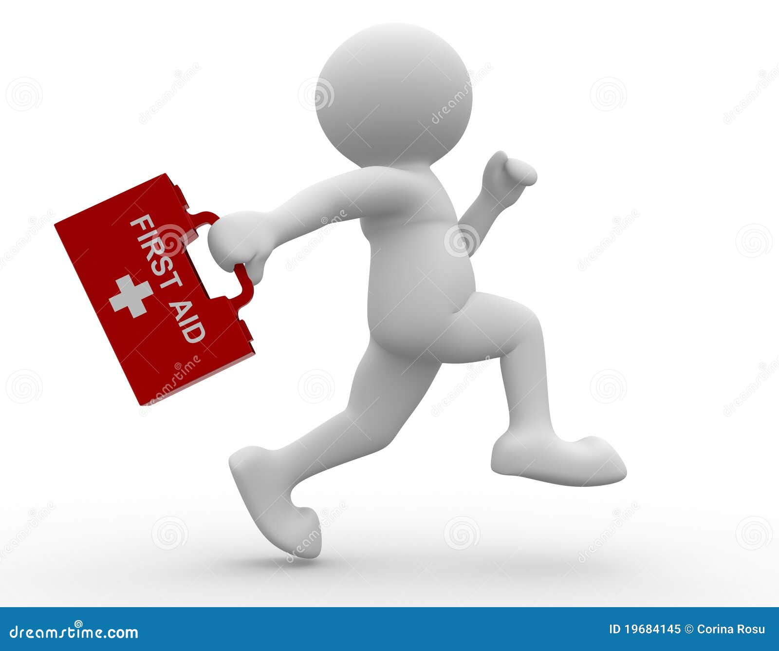 First-aid Man Royalty-Free Cartoon | CartoonDealer.com #19684145