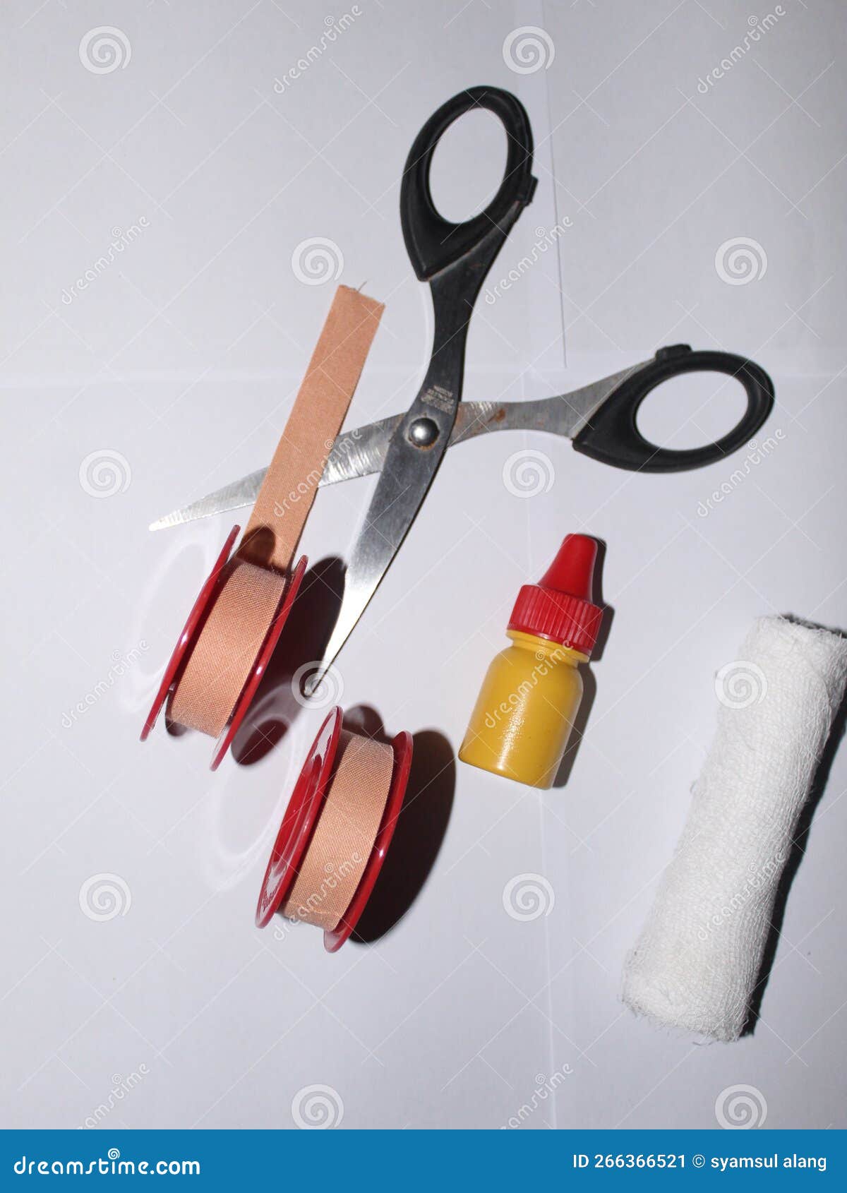 First Aid for those with Minor Injuries. Medical Device Stock Image ...