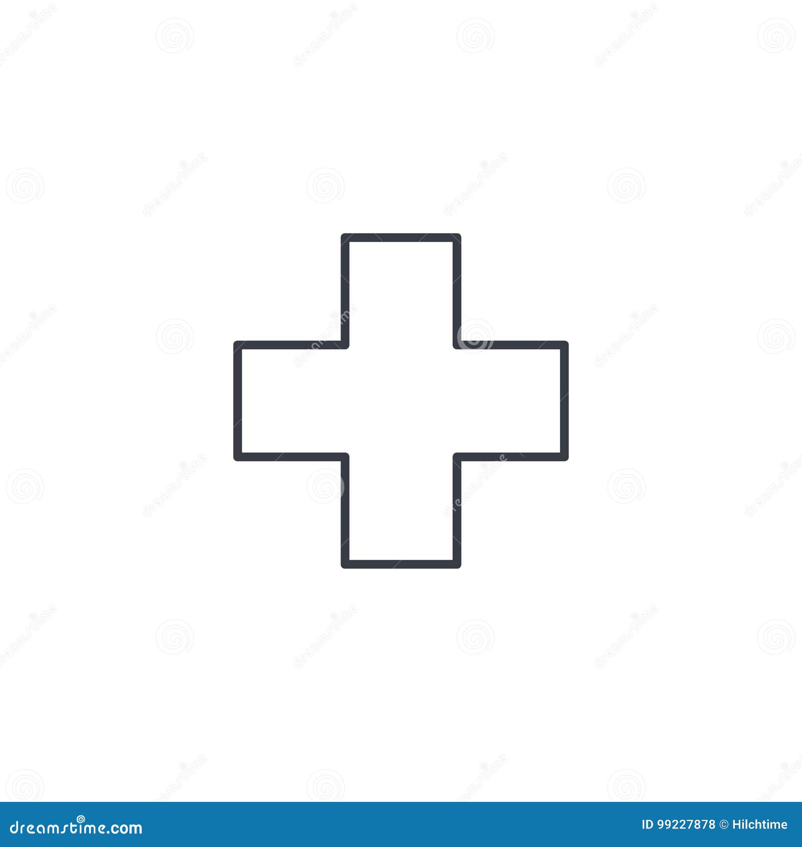 First Aid, Pharmacy, Medical Cross Thin Line Icon. Linear Vector Symbol ... First Aid, Pharmacy, Medical Cross Thin Line Icon. Linear Vector Symbol ...