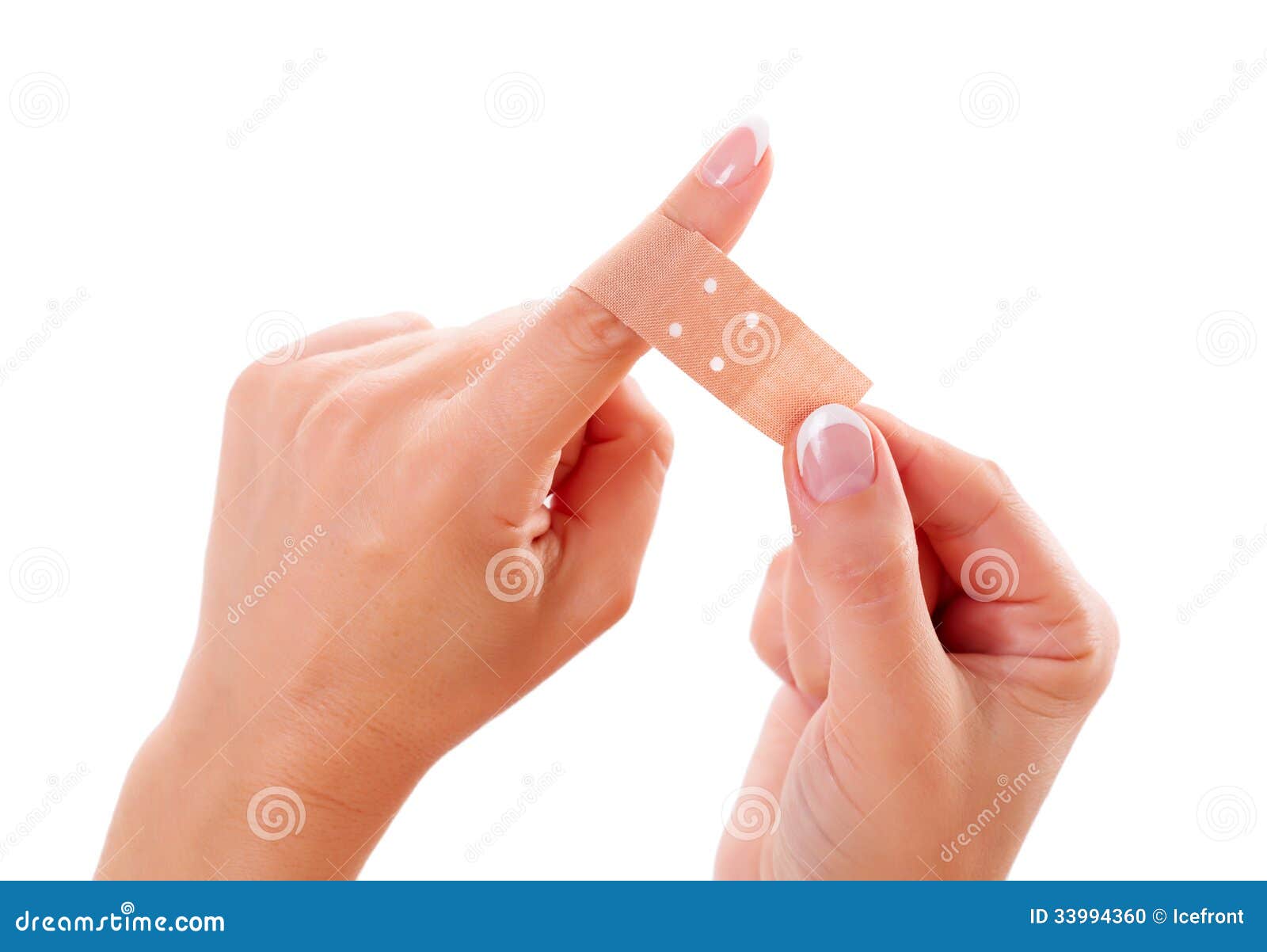First Aid For Hurting Woman With Hand Wound Stock Photo | CartoonDealer ...