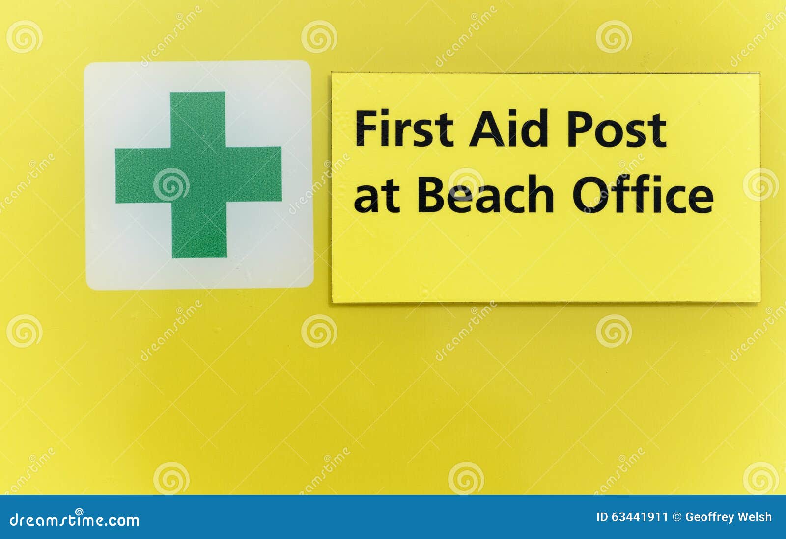 First aid post. stock image. Image of signal, design - 63441911