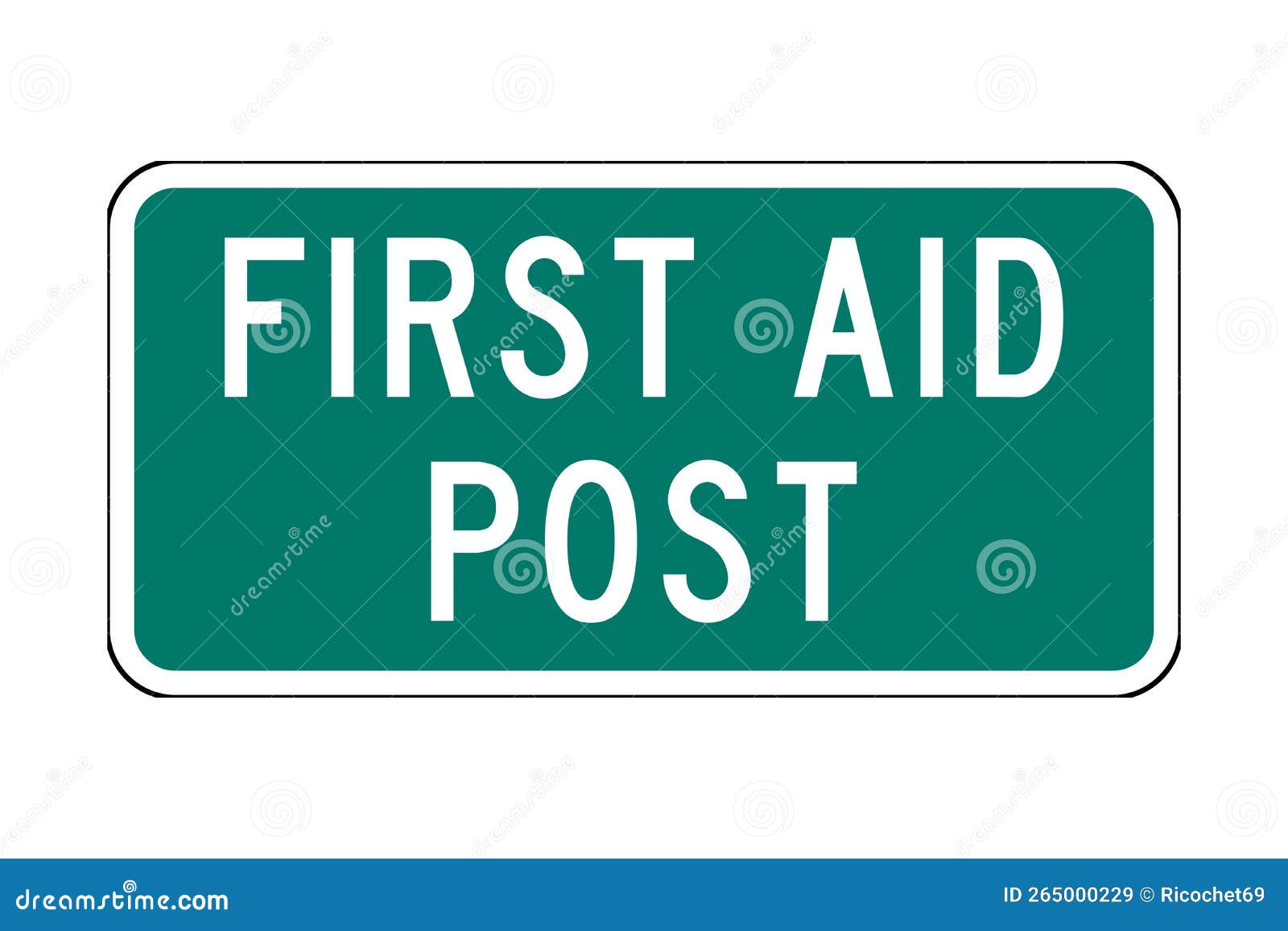 First aid post sign icon stock illustration. Illustration of ...