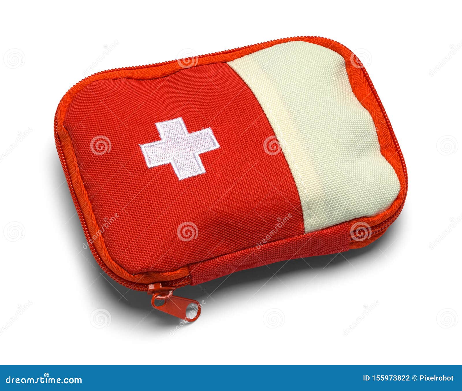 First Aid Pouch stock photo. Image of small, isolated - 155973822
